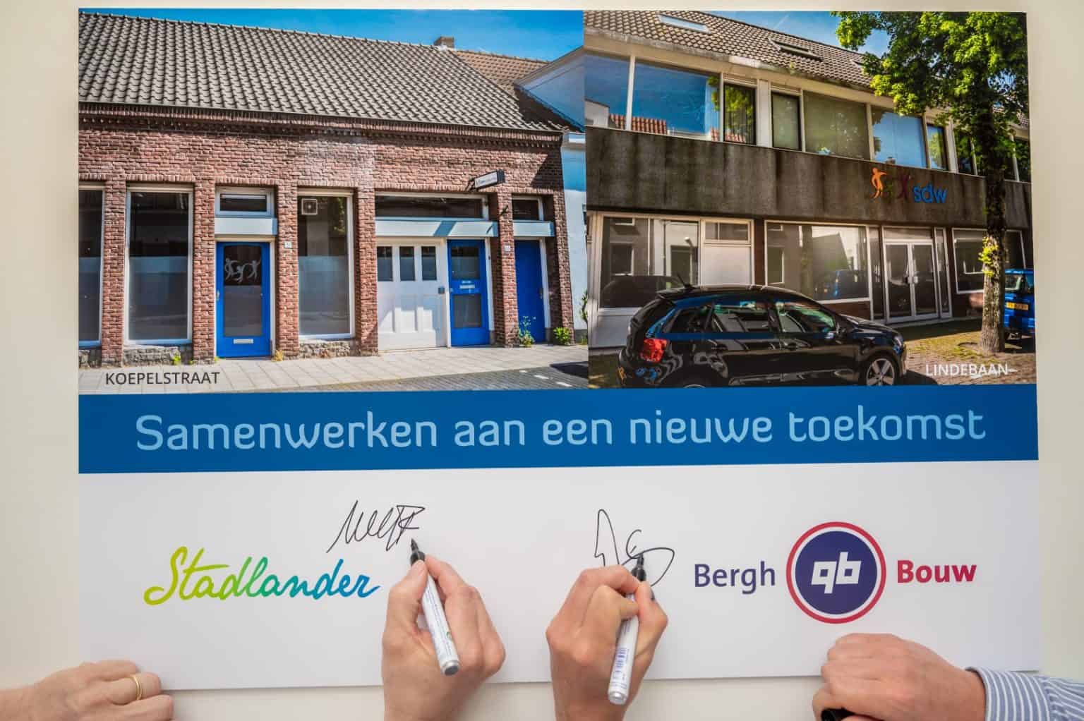 Stadlander en Bergh Bouw samen aan de slag in de Koepelstraat/ Lindebaan - Stadlander